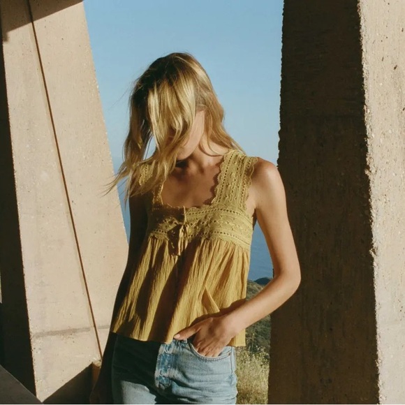 Doen | Tops | Doen Vera Tank Wheat | Poshmark